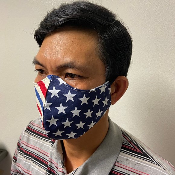 Homemade | Other | 2 Filter Pocket Adult Face Mask Pattern Washable ...